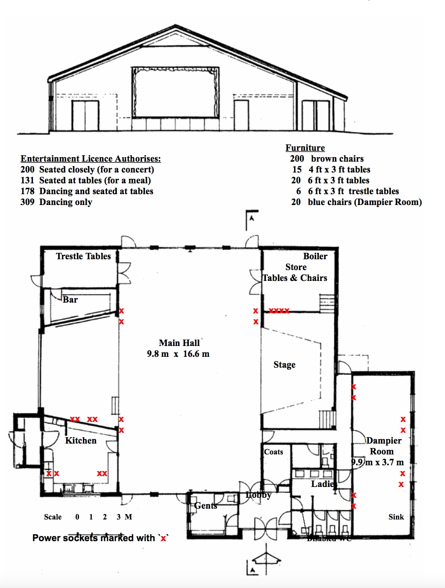 Plan Layout – East Coker Hall